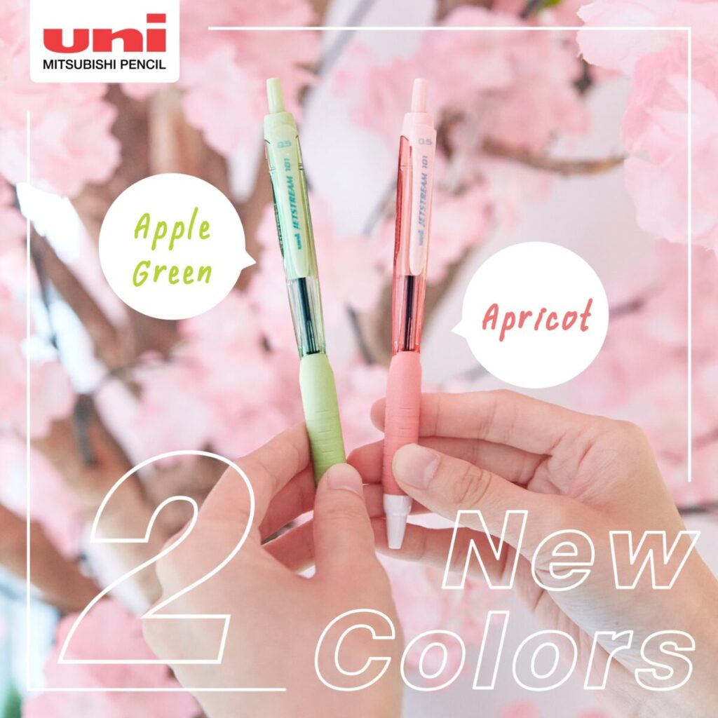 ใหม่ uni Jetstream 2 สีใหม่ล่าสุด Apple Green และ Apricot บอกเลยว่าคิ้ว ...